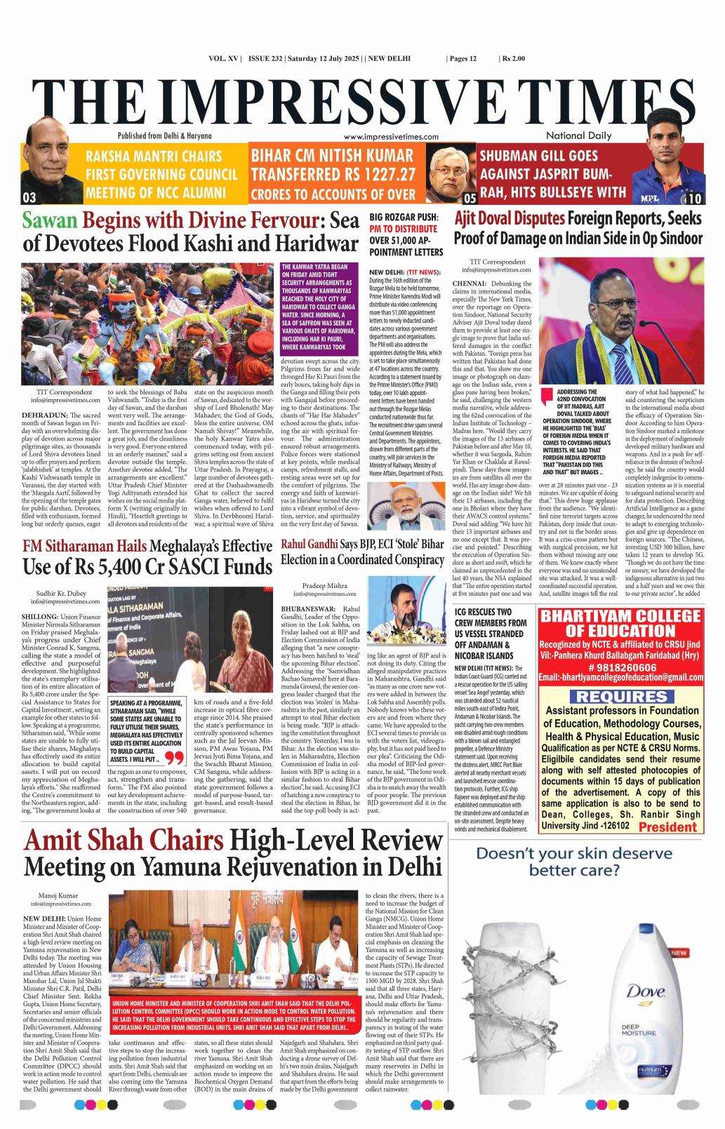 Epaper | The Impressive Times - English Weekly and Daily, Published ...