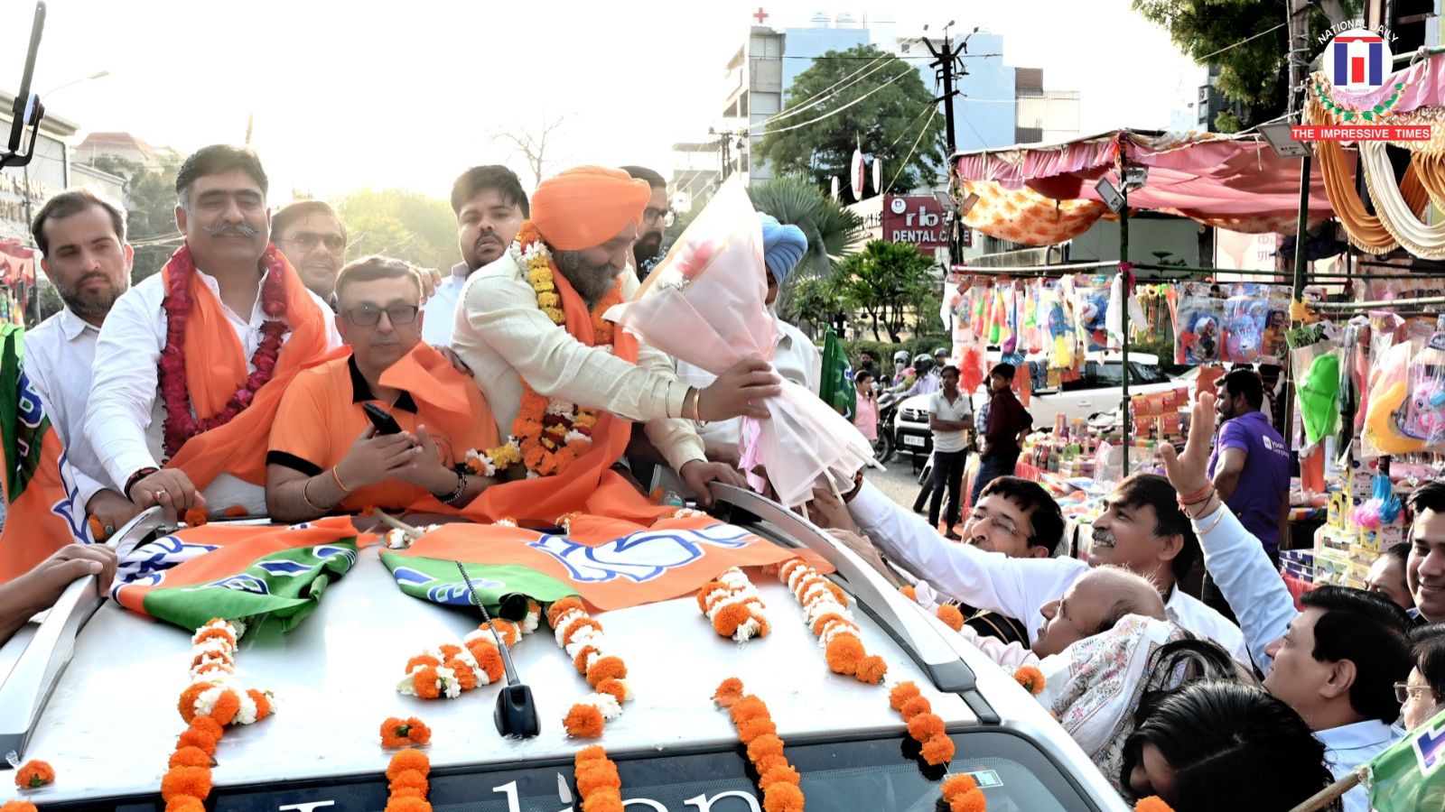 Grand Welcome for Newly Elected Councilor Kuldeep Singh Sahni in Sector ...