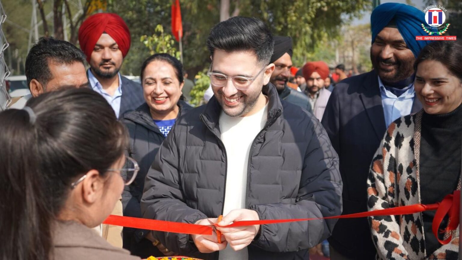 MP Raghav Chadha Inaugurates 6 Badminton Courts and 2 Volleyball Courts ...