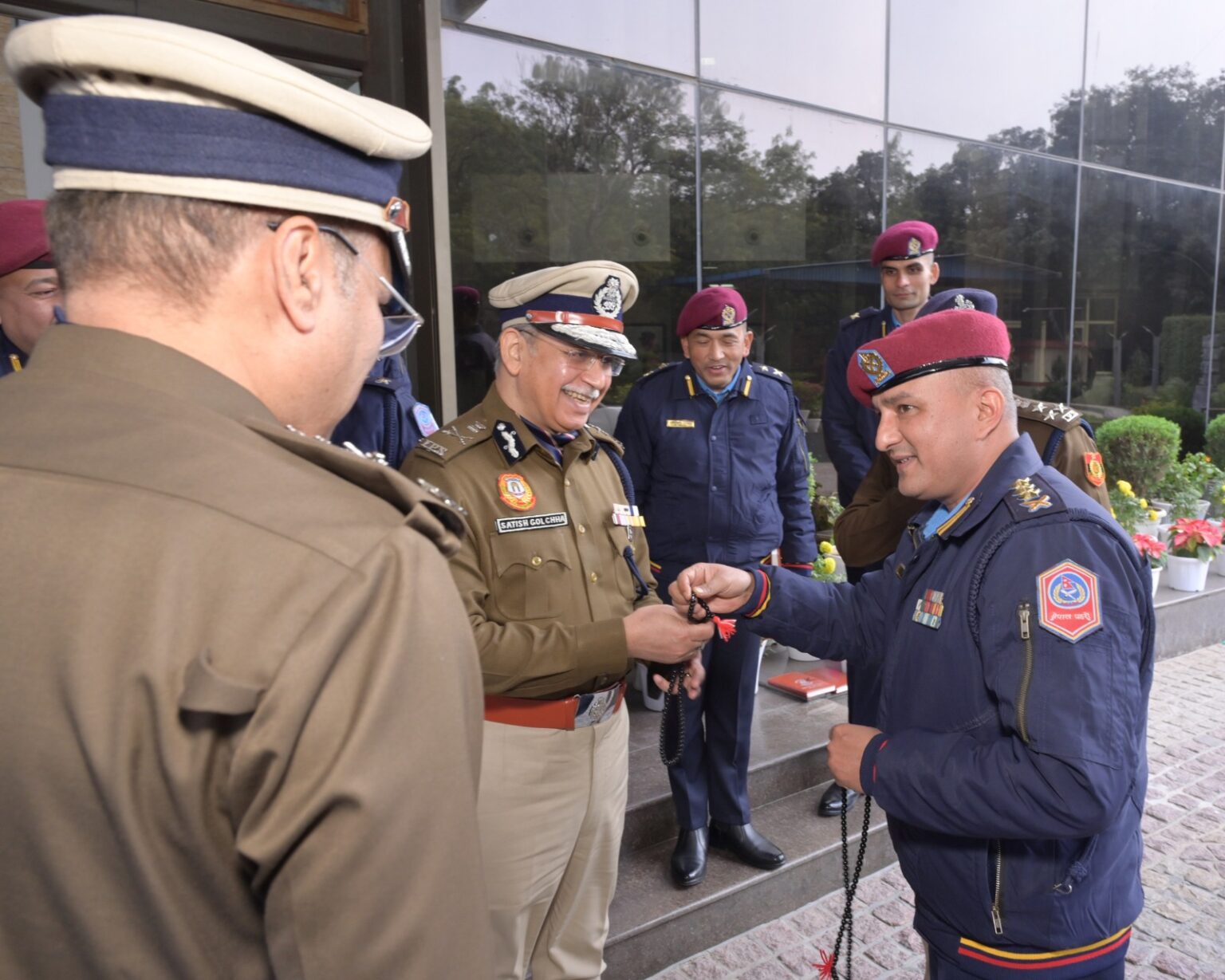 Nepal Police Delegation Visits Delhi Police Headquarters