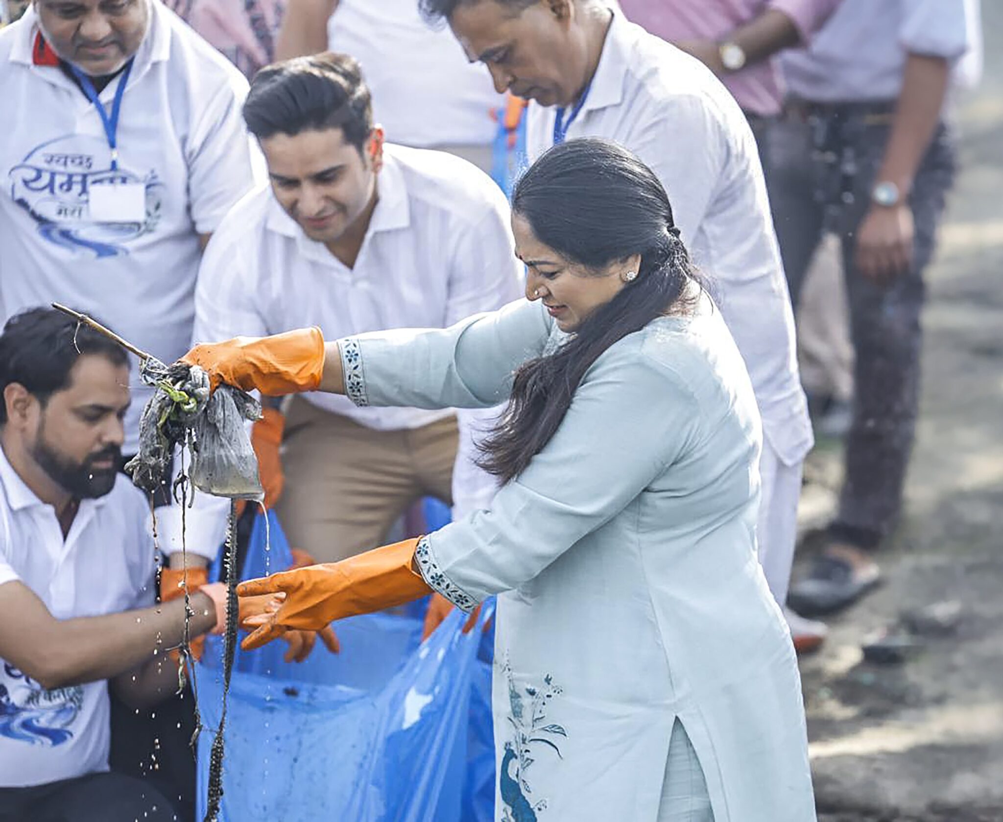 Yamuna Riverbank Cleanliness Drive 2026: Mega Clean-Up Held ...